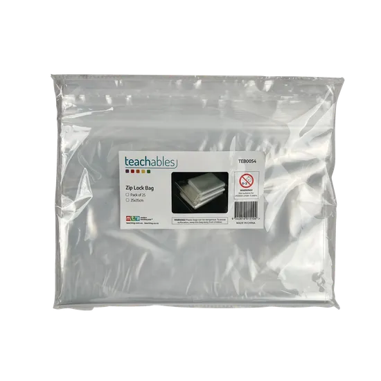 PE Zip Lock Bags 25 x 35 cm – Pack of 25
