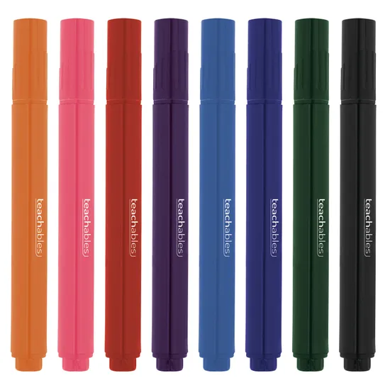 Teachables Whiteboard Markers Triangular Assorted – Pack of 48