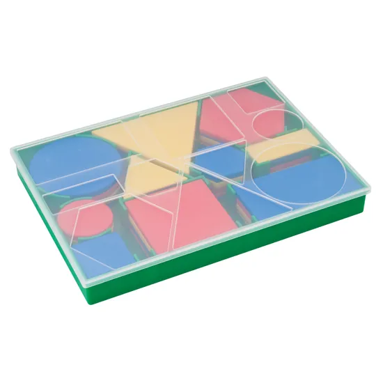 Teachables Large Attribute Blocks Set – 60 Pieces, 5 Shapes