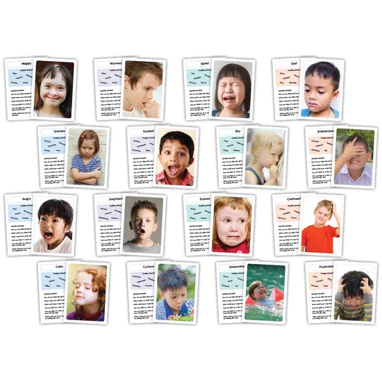 Emotions Posters - Role-play, A4, Set of 16