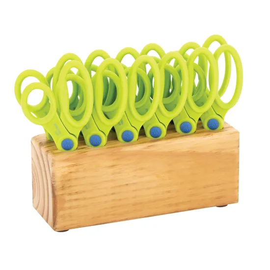 Teachables Scissor Block with 12 Student Scissors 14 cm