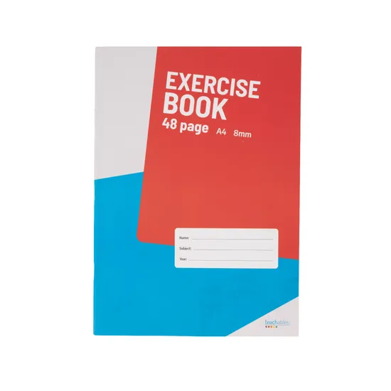 Teachables Exercise Book A4 8 mm 48p