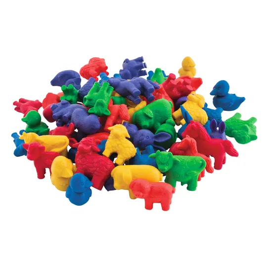 Teachables Farm Animal Counters – Set of 72