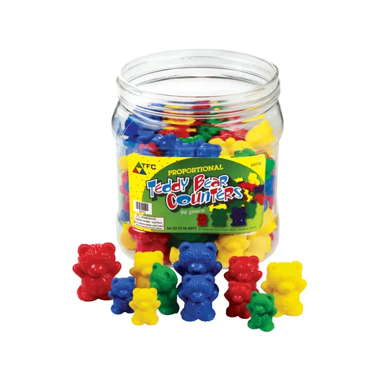 Teachables Teddy Bear Counters – Set of 96 Pieces