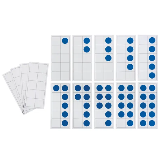 Teachables Tens Frames Work Cards – Set of 14