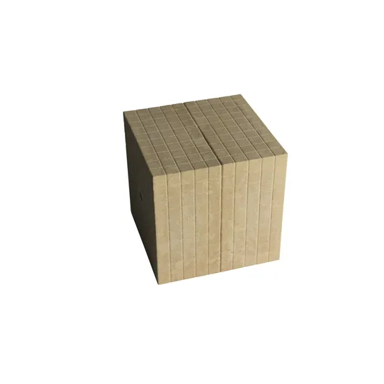Teachables Eco-Wood Base Ten Cube – Wooden, Single Unit