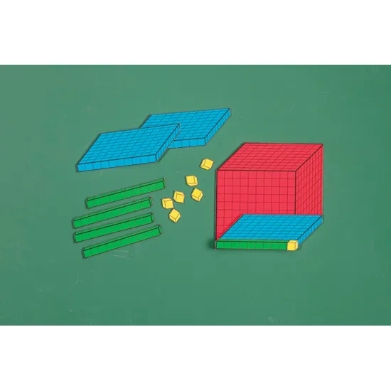 Teachables Magnetic Base Ten Set – 3D Shapes