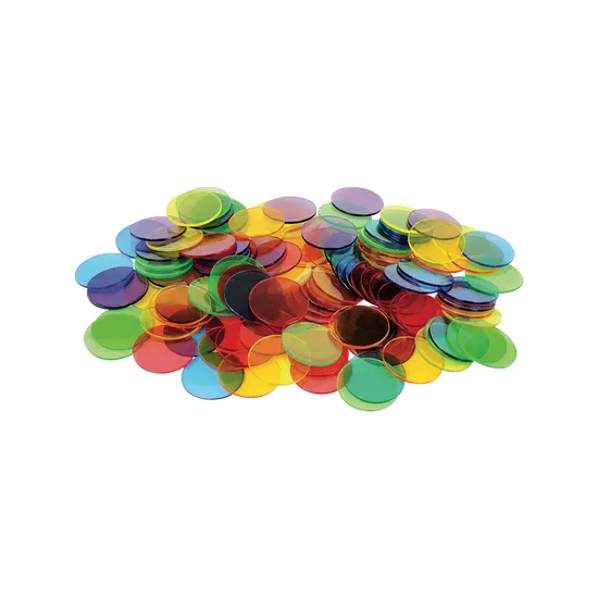 Translucent Round Counters – 3cm, Set of 180