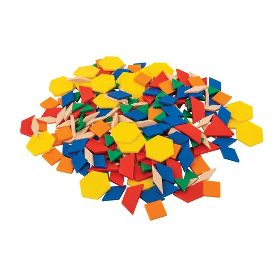 Teachables Pattern Blocks – Medium Plastic – 500 Pieces - MTA Catalogue