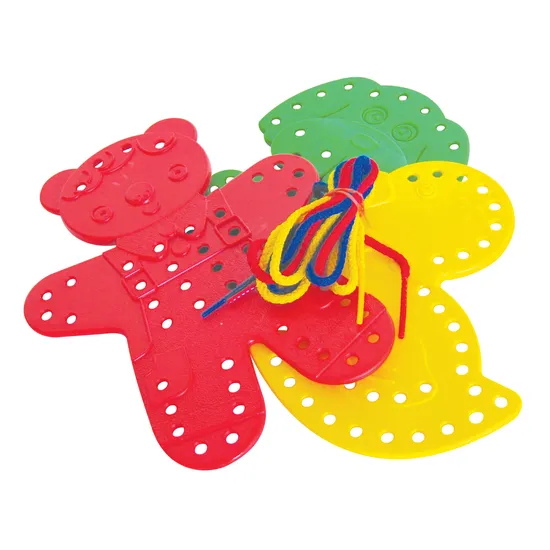 Teachables Threading Animal Boards – 36 Pieces