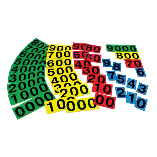 Teachables Magnetic Number Builders – Set of 40