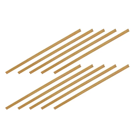 Teachables Wooden Metre Rulers – Groove Guide, Set of 10