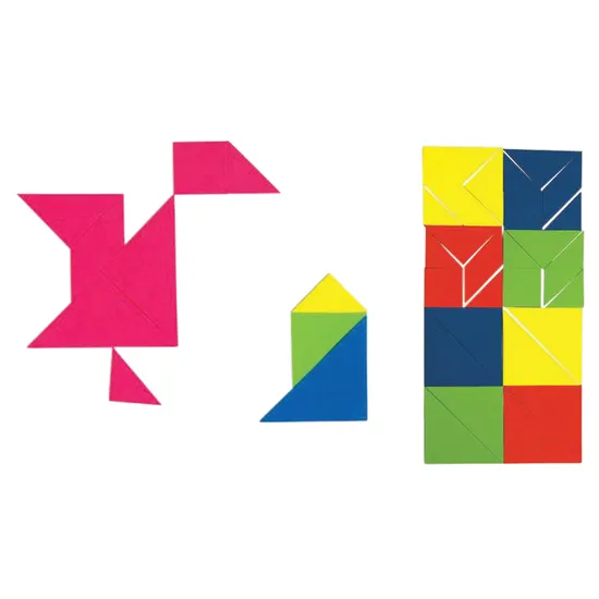 Teachables Magnetic Tangram – Class Set, 40 Sets, 280 Pieces