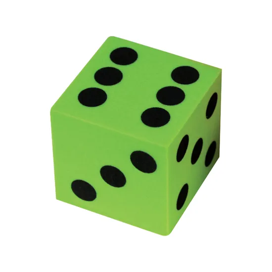 Teachables Foam Dice – 6-Face, 40 mm, Dotted