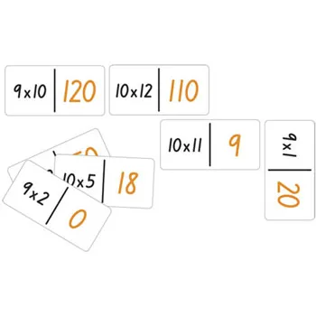 Dominoes Multiplication 9 & 10