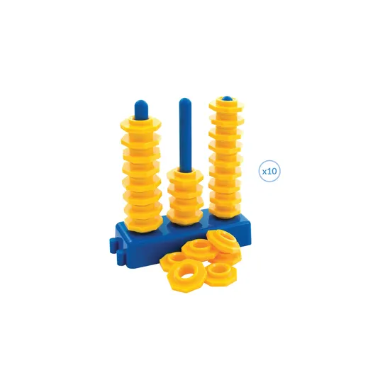 Teachables Place Value Abacus – Set of 10