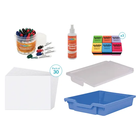 Teachables Show & Tell Mini Whiteboard Plain Kit