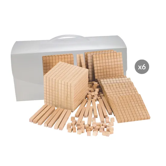 Teachables MAB Base Ten Student Sets – Pack of 6