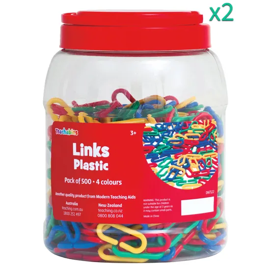 Teachables Plastic Links – Small, Pack of 1000