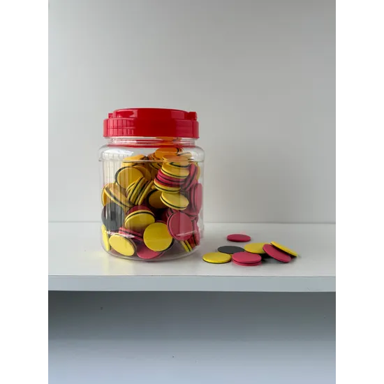 Teachables Magnetic Counters – Two-Colour, Jar