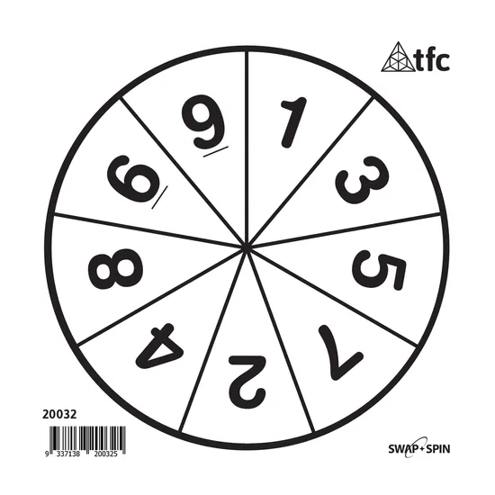 Teachables Swap & Spin Inserts – Numbers 1–9