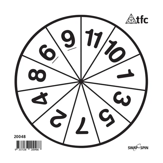 Teachables Number Inserts – Numbers 1–11