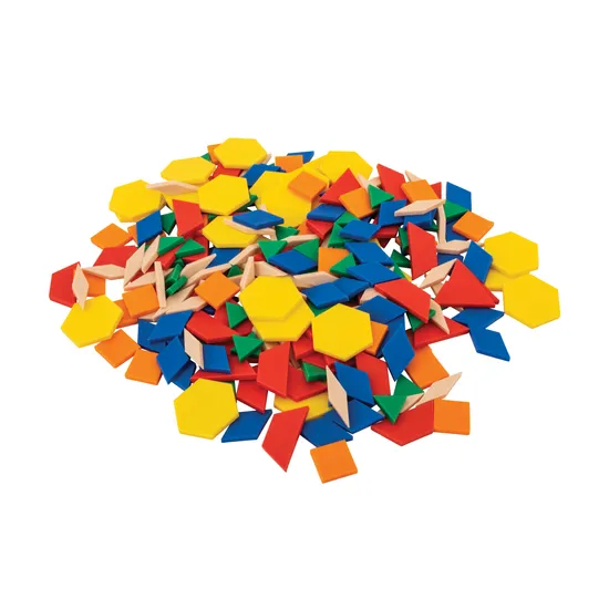 Teachables Pattern Blocks – Medium Plastic, Set of 250