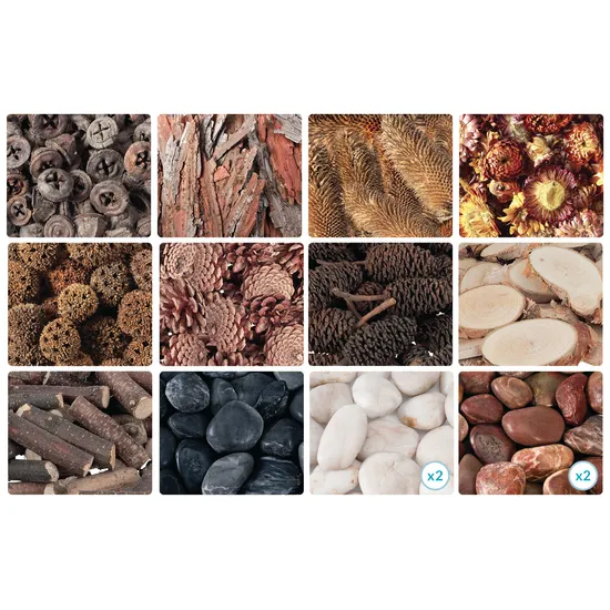 Natural Stones & Botanical Loose Parts Kit