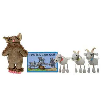 Three Billy Goats Gruff Puppet Story Set