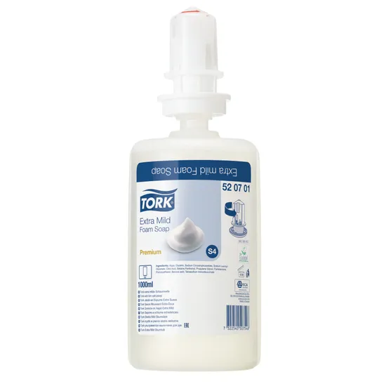 Tork Extra Mild Foam Soap S4 – 1L , Pack of 6