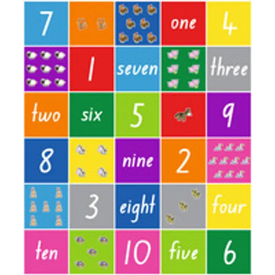 Bee-Bot Early Number Mat – 75 x 90 cm