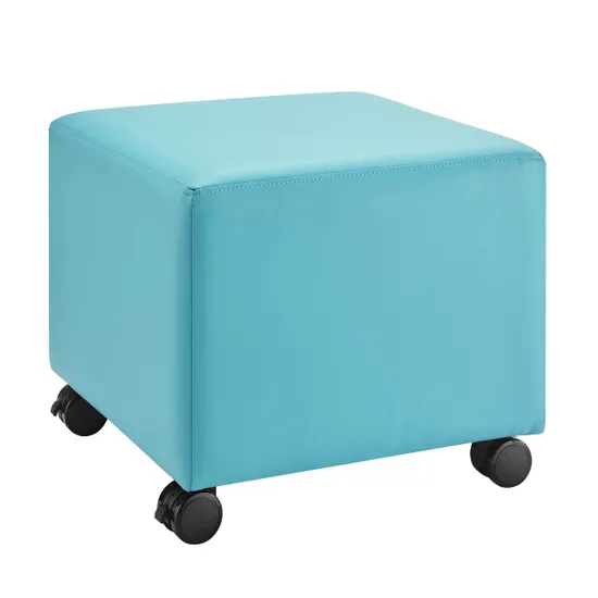Ergerite Square Ottoman - Blue