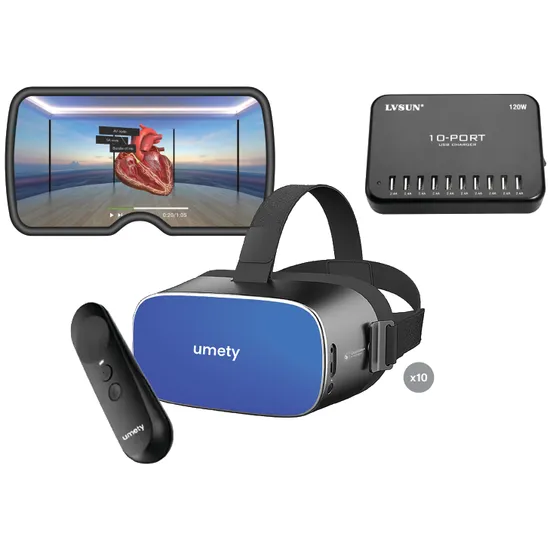 Umety Headsets and Charger – Set of 10 - MTA Catalogue