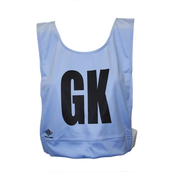Netball Bibs Junior - Sky & Black