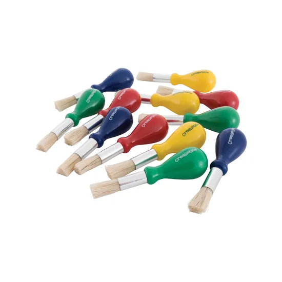 Creatistics Stubby Paint Brushes - Pack of 12