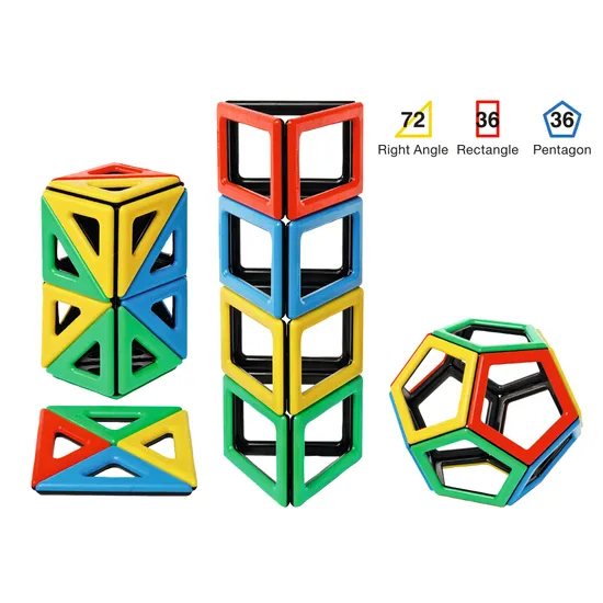 Polydron Magnetic Maths Set 2 – Shapes & Structures